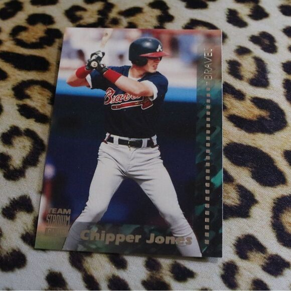 MLB | Toys | Chipper Jones 5 Baseball Card | Poshmark